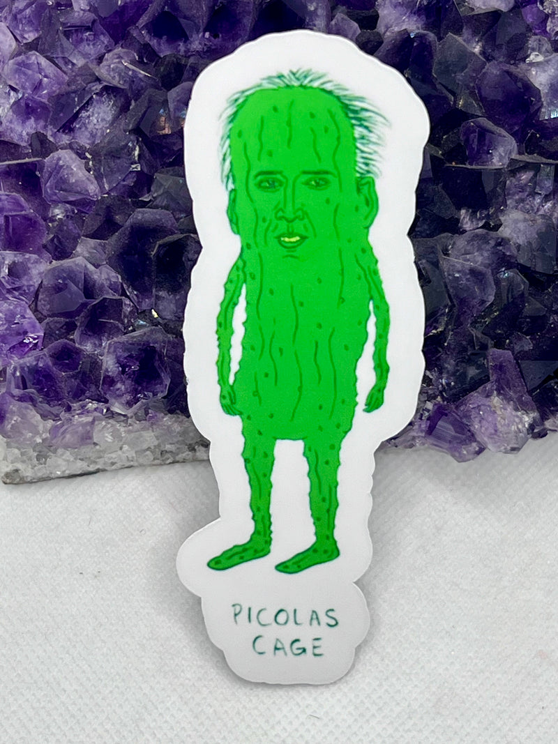 “Picolas Cage” Vinyl Sticker – The Vintage Lotus
