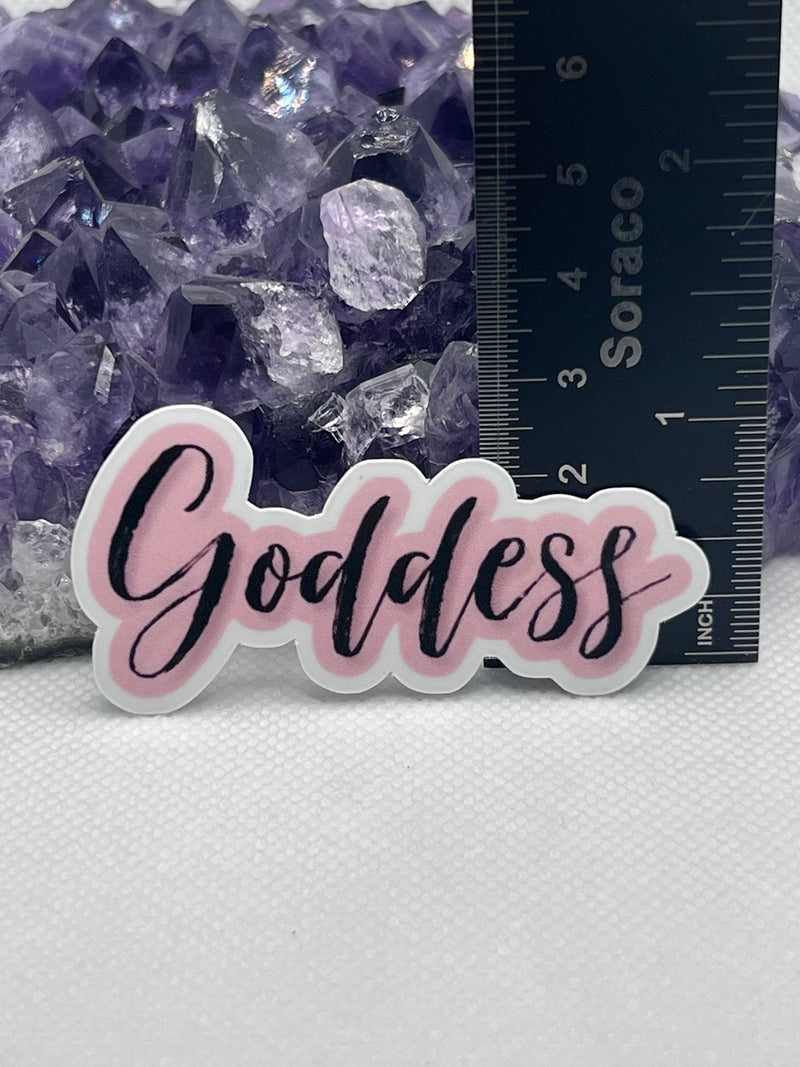 “Goddess” Vinyl Sticker – The Vintage Lotus