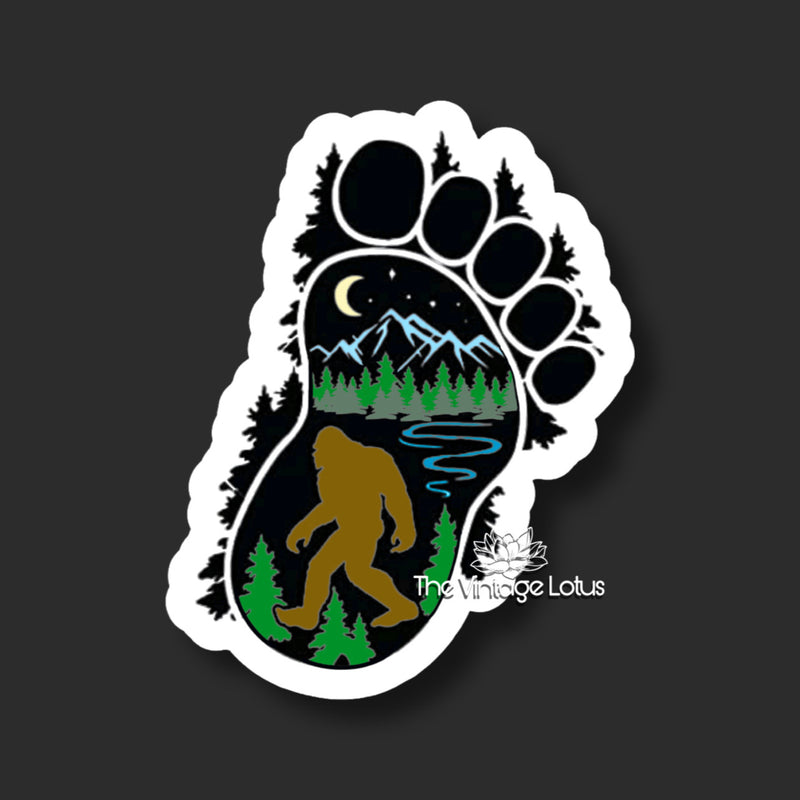 Big Foot / Sasquatch Sticker – THE VINTAGE LOTUS