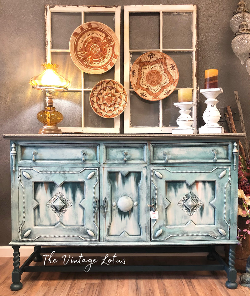 “The Eclectic Arctic” Buffet Sideboard – THE VINTAGE LOTUS