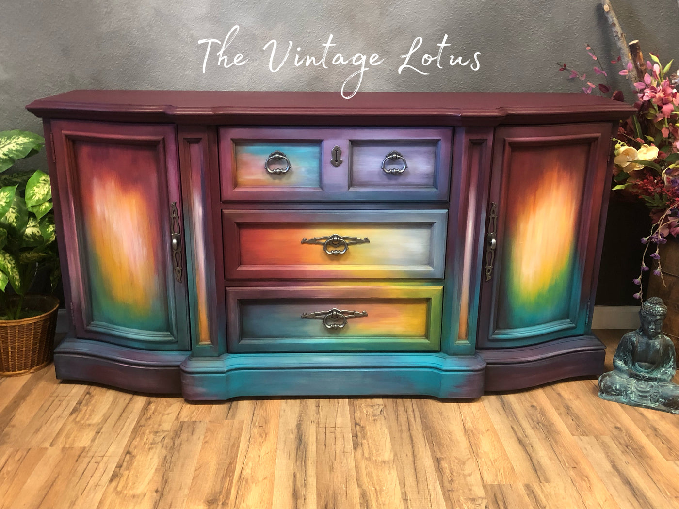 Beautiful “Dorothy” Buffet Sideboard – The Vintage Lotus